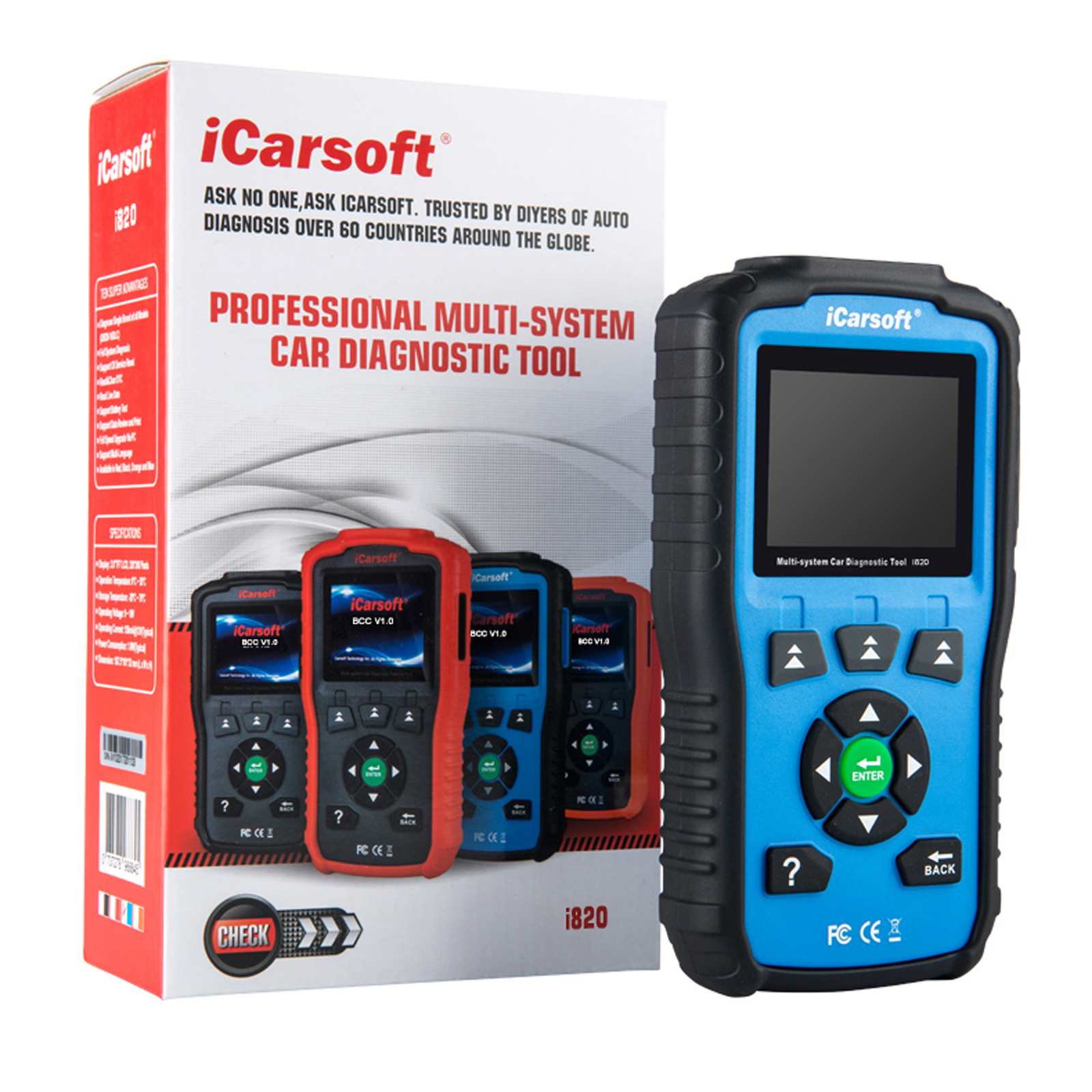 ICarsoft I820 OBDII Car Engine Diagnostic Scan Tool OBD2 Code Reader ICarsoft I820 OBDII Car Engine Diagnostic Scan Tool OBD2 Code Reader