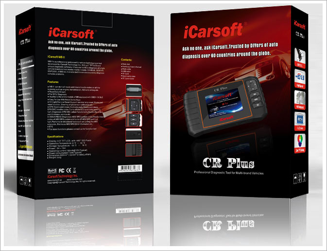 iCARSOFT CR Plus OBDII OBD2 Scan Tool - Cartel Australia